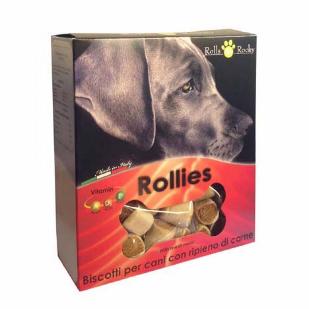 Rolls Rocky – Biscoitos Rollies 350gra – ANIMAL MAIS