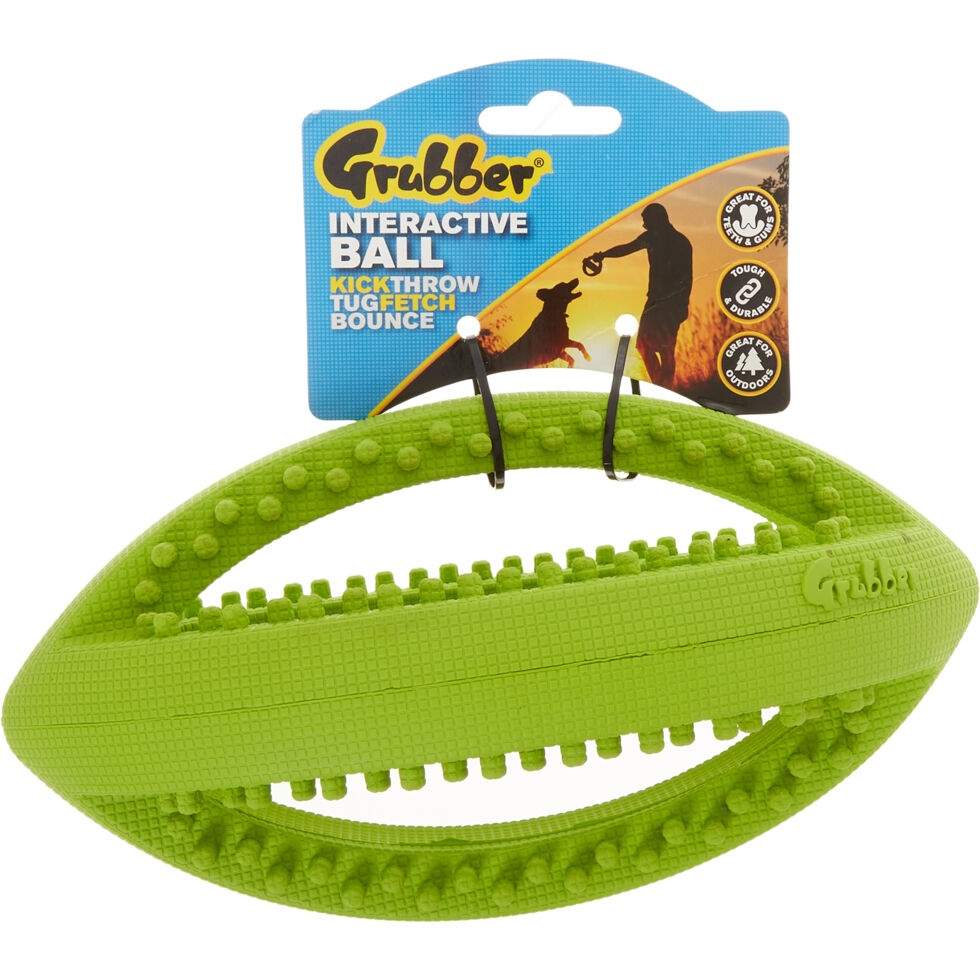 Brinquedo “Grubber Rugby Ball” – ANIMAL MAIS